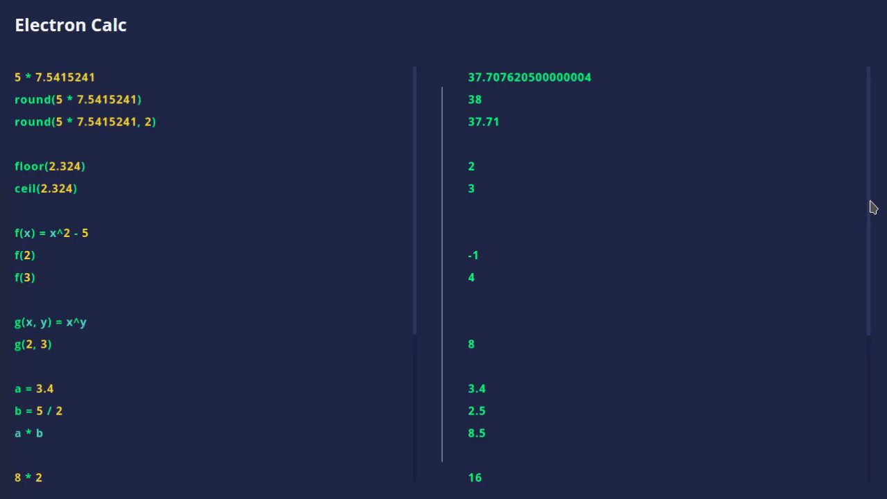 GitHub - mauritzn/SimplyCalc: A simple calculator using Math.js.